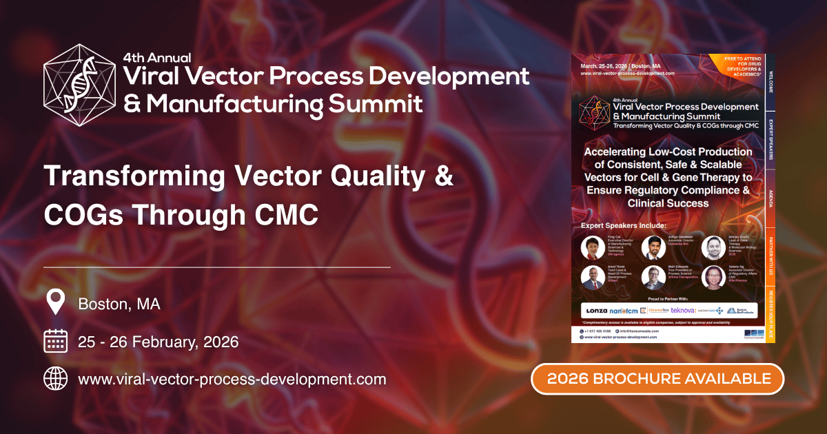 4th Viral Vector Process Development & Manufacturing